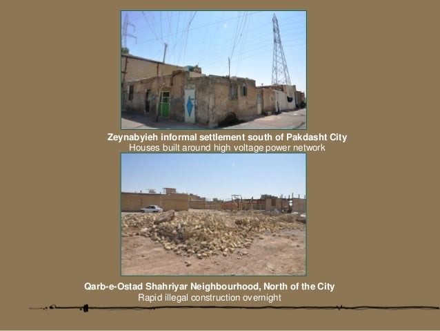Slums identification indicators in Pakdasht and Mallard, I.R. of Iran…