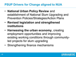 Citywide slum upgrading towards the implementation of the SDG 11.1 - Ms ...