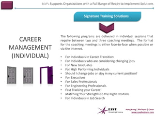 RSVP Training Capabilities Overview | PPTX