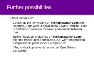 Using filesystem capabilities with rsync | PDF | Operating Systems | Computer Software and ...