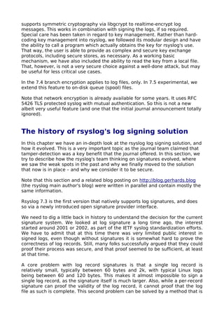 Rsyslog vs Systemd Journal (Paper) | PDF | Operating Systems | Computer Software and Applications