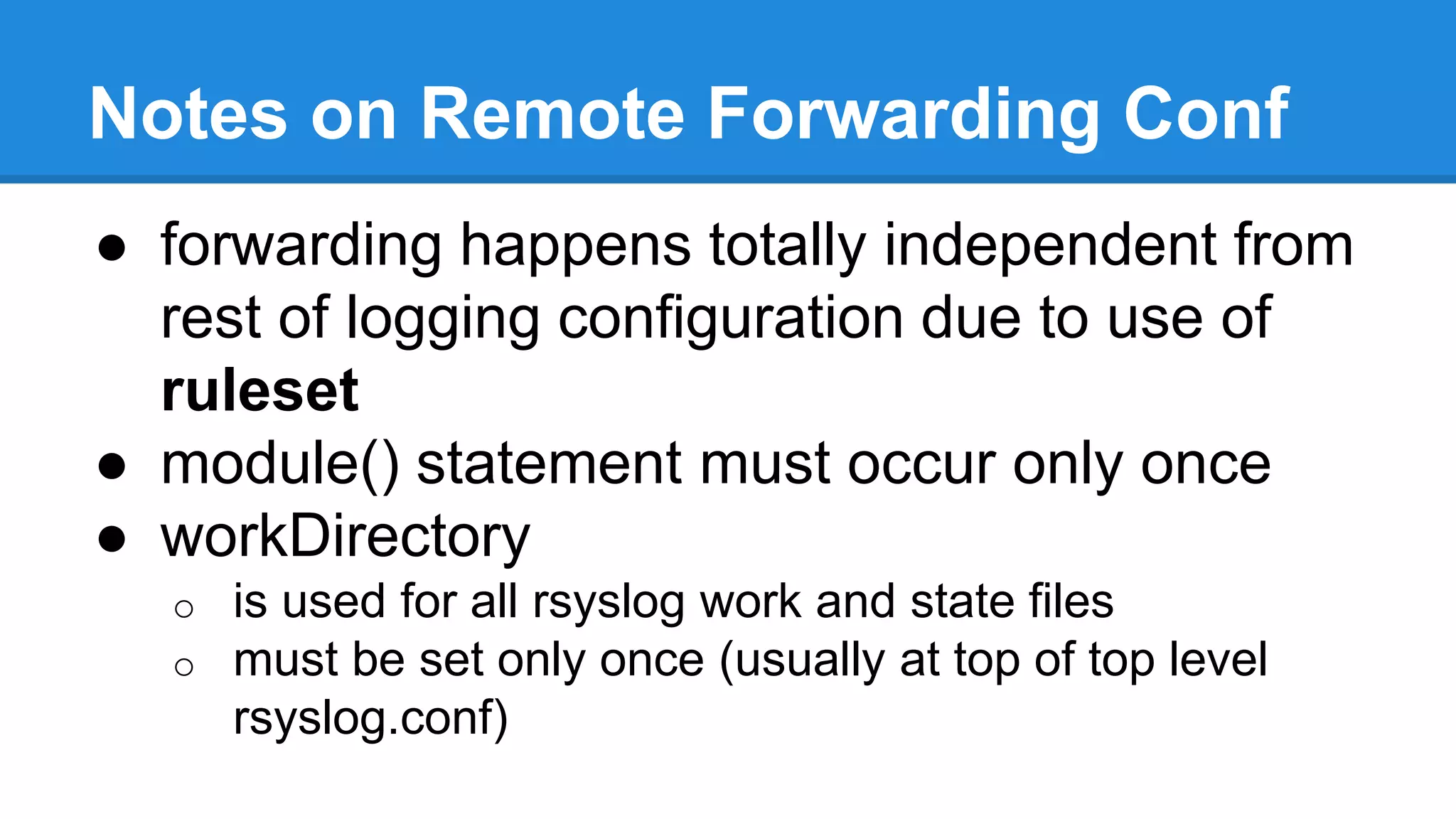 Using Wildcards with rsyslog's File Monitor imfile | PPTX