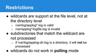 Using Wildcards with rsyslog's File Monitor imfile | PPTX