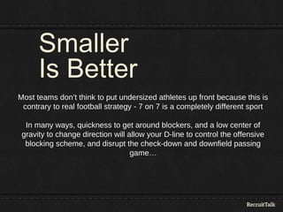 7 Strategies for 7 on 7 Football | PPT