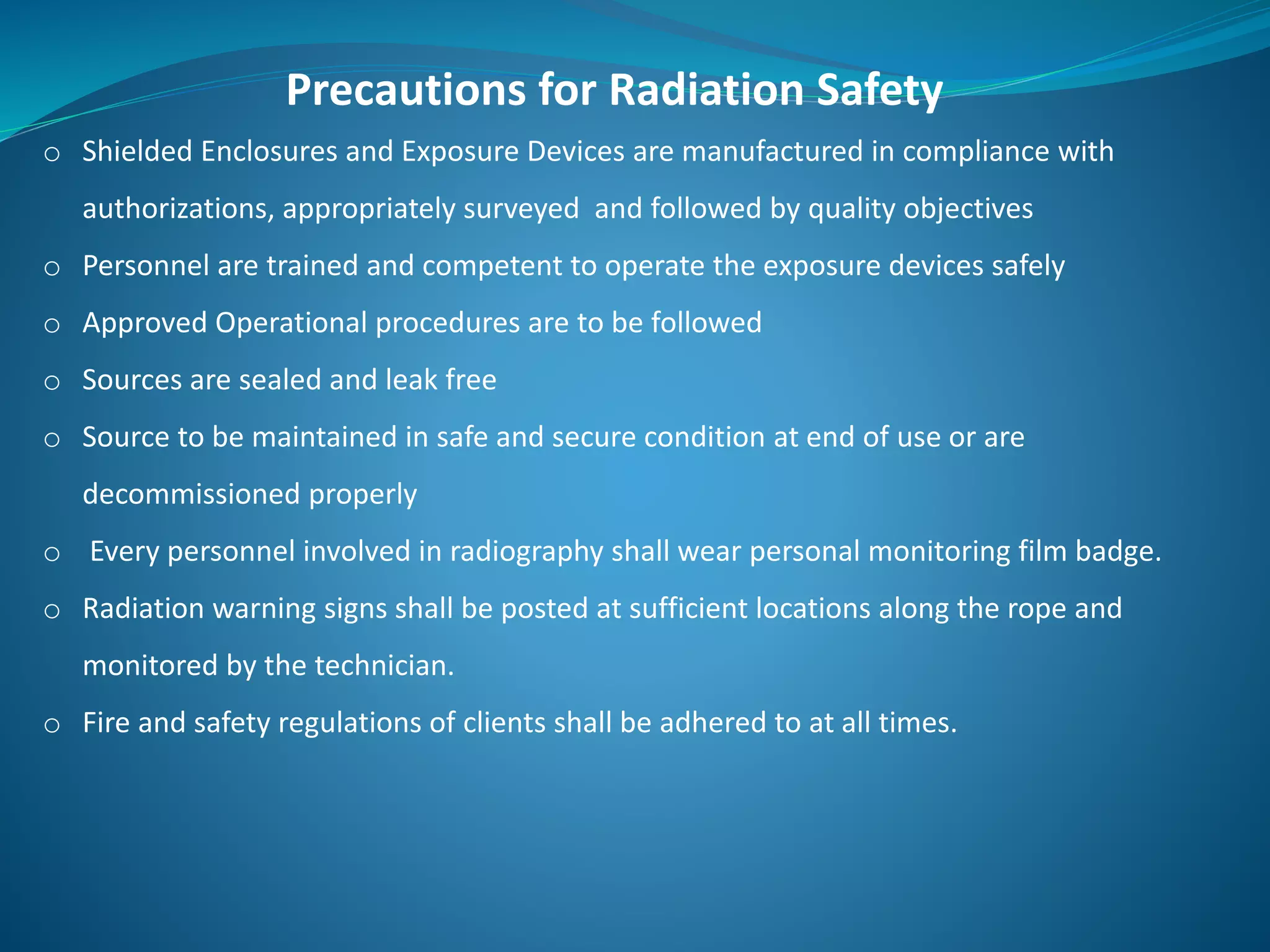 Radiography Testing Presentation | PPTX
