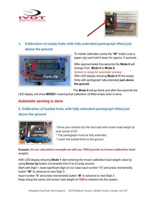 Reach Truck Weight Scale | PDF