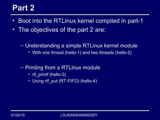 Rt linux-lab1 | PPT | Operating Systems | Computer Software and ...
