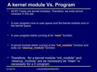 Rt linux-lab1 | PPT | Operating Systems | Computer Software and Applications