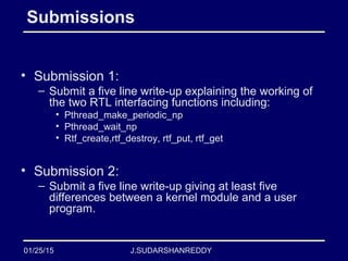Rt linux-lab1 | PPT | Operating Systems | Computer Software and Applications