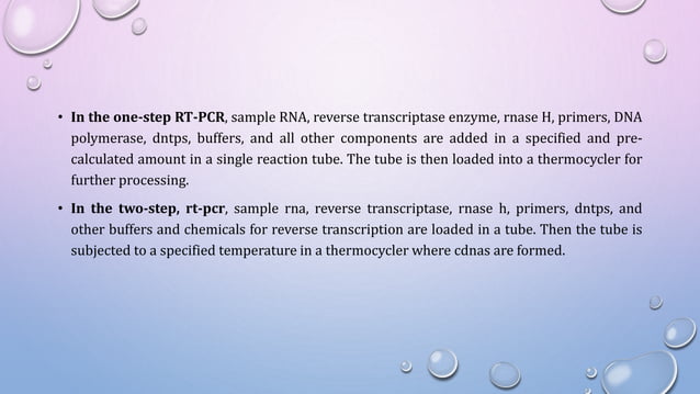 rt-PCR.pptx (Reverse Transcriptase polymerase chain Reaction | PPTX | Chemistry | Science