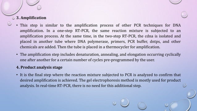 rt-PCR.pptx (Reverse Transcriptase polymerase chain Reaction | PPTX | Chemistry | Science