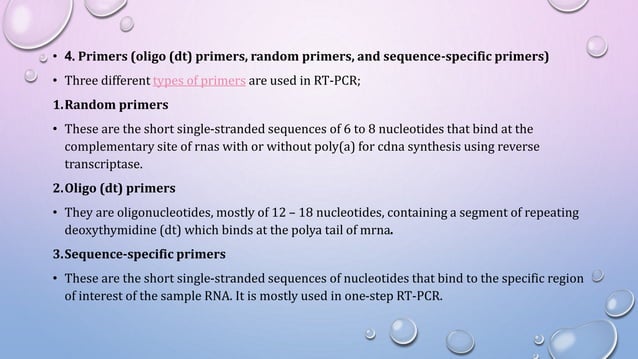 Rt Pcr Pptx Reverse Transcriptase Polymerase Chain Reaction Pptx Chemistry Science