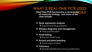 Real Time PCR. Gene Expressions. molecular | PPTX