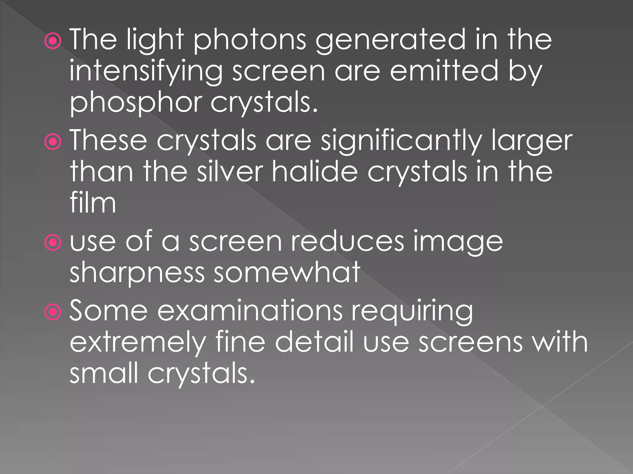 Intensifying Screen (x-ray) | PPTX