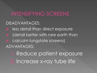 Intensifying Screen (x-ray) | PPTX