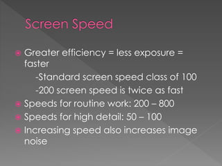Intensifying Screen (x-ray) | PPTX