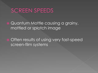 Intensifying Screen (x-ray) | PPTX