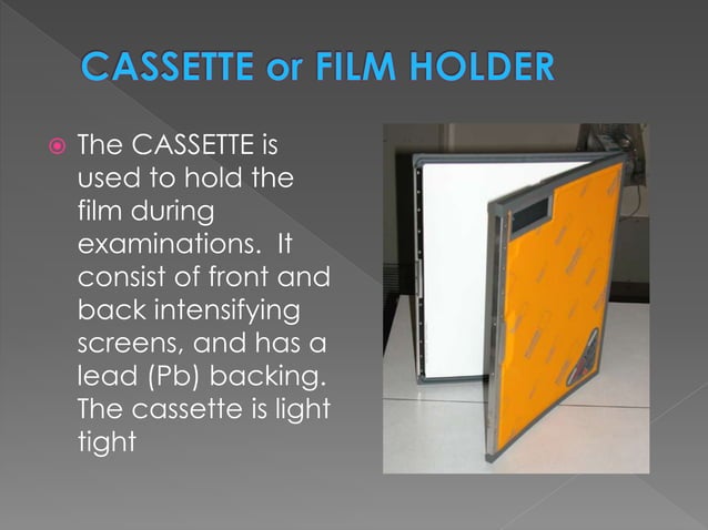 Intensifying Screen (x-ray) | PPTX