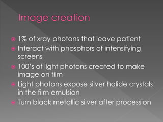 Intensifying Screen (x-ray) | PPTX