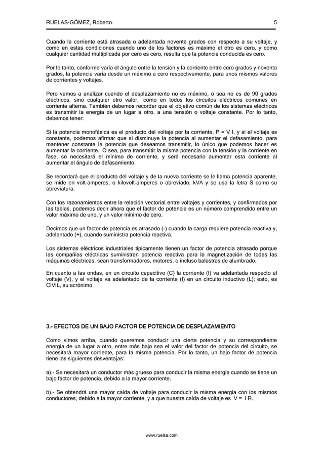 Rt126 factordepotencia | PDF