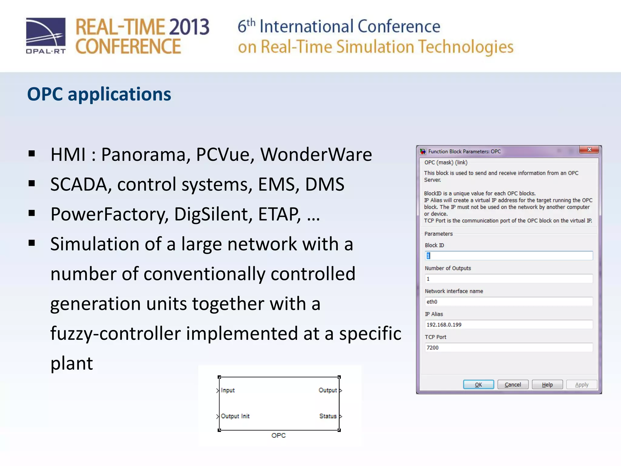 OPAL-RT RT13 Conference: New communication protocols | PDF