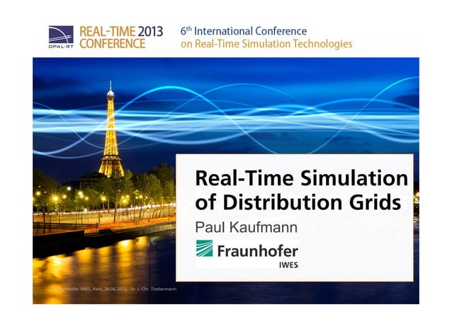 OPAL-RT RT13: Real time simulation of distribution grids | PDF | Computer Software and ...