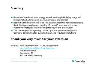 OPAL-RT RT13: Real time simulation of distribution grids | PDF
