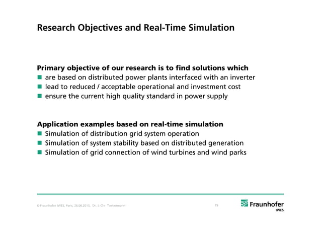 OPAL-RT RT13: Real time simulation of distribution grids | PPT