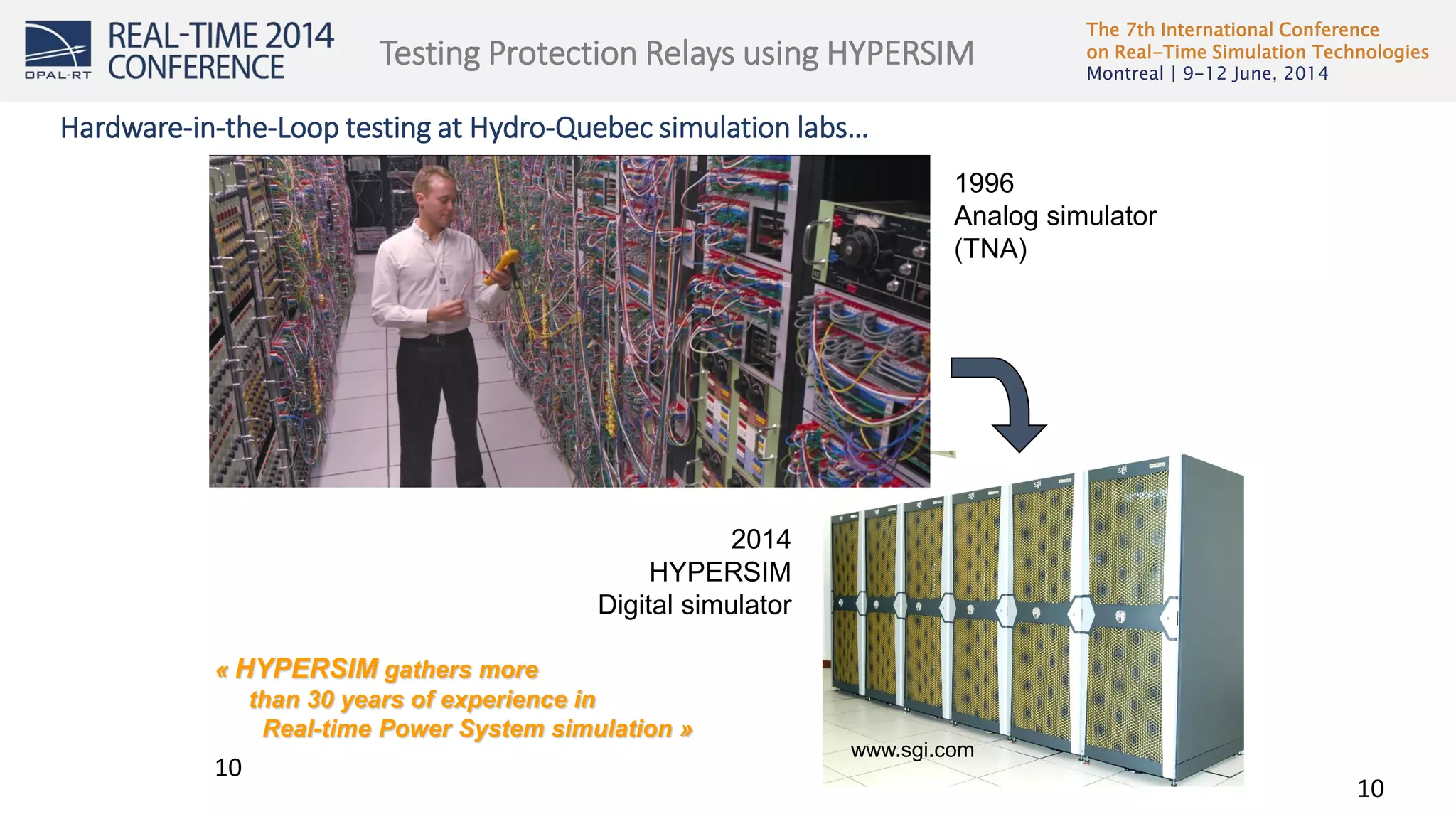 OPAL-RT RT14 Conference: HIL testing of protection relays using ...