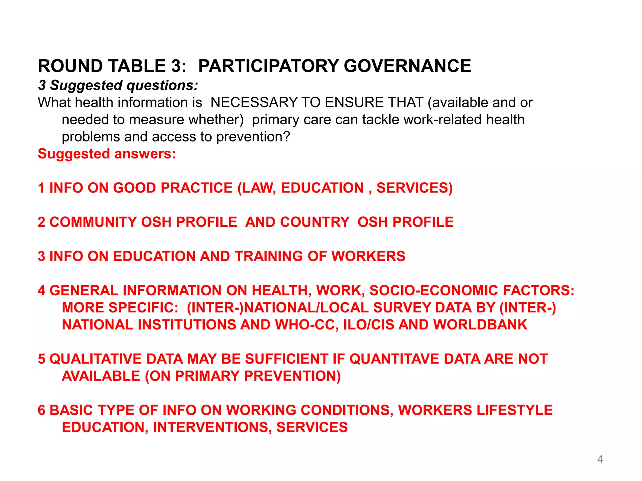 Rt 3 participatory governance overview | PDF