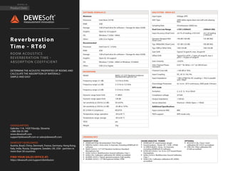 Rt60 | Dewesoft | PPT