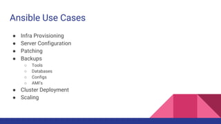 Automating using Ansible | PPT