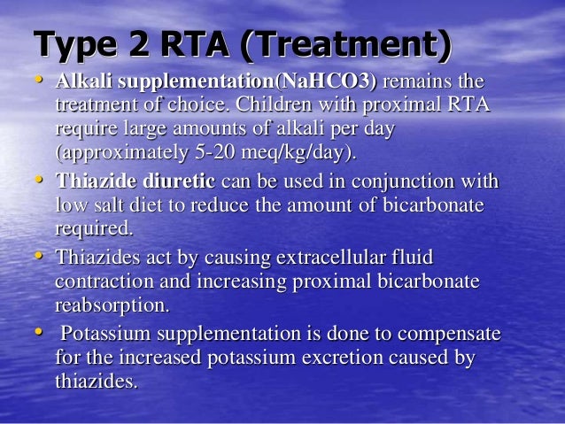 RENAL TUBULAR ACIDOSIS