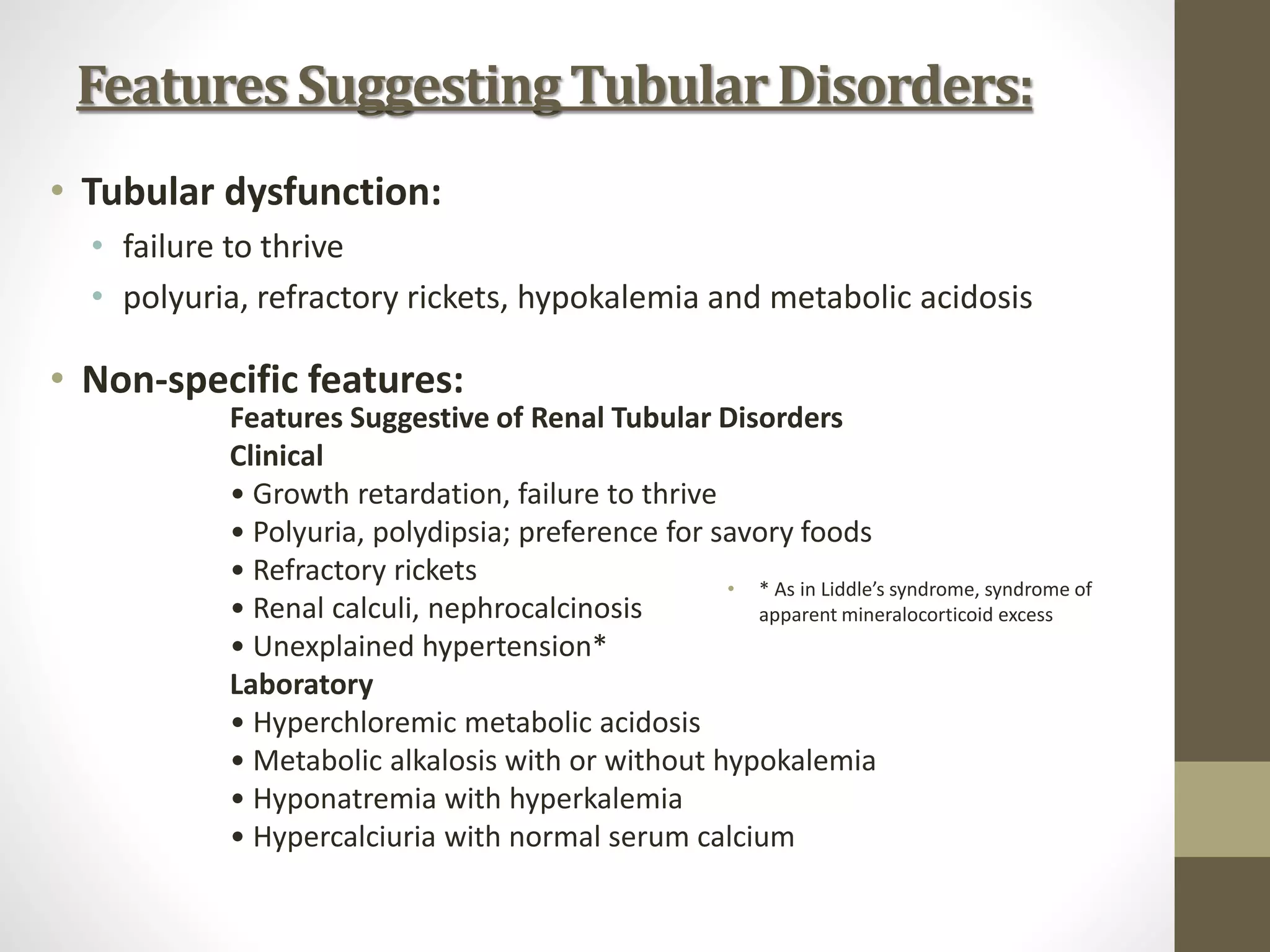 RENAL TUBULAR ACIDOSIS IN CHILDREN | PPTX