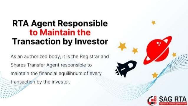 Responsibilities to Keep Records of Investors Through RTA Agent | PPT