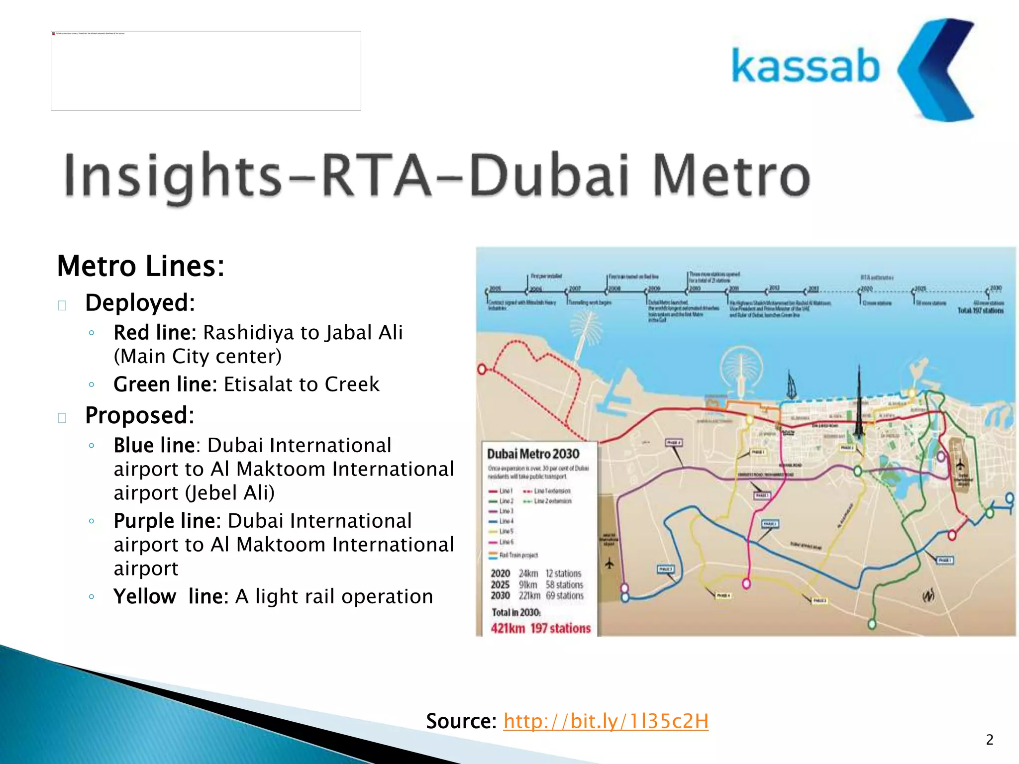 Rta dubai metro | PPTX | Business | Business and Finance