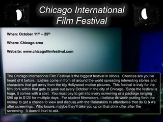 Rta Film Festivals | PPTX