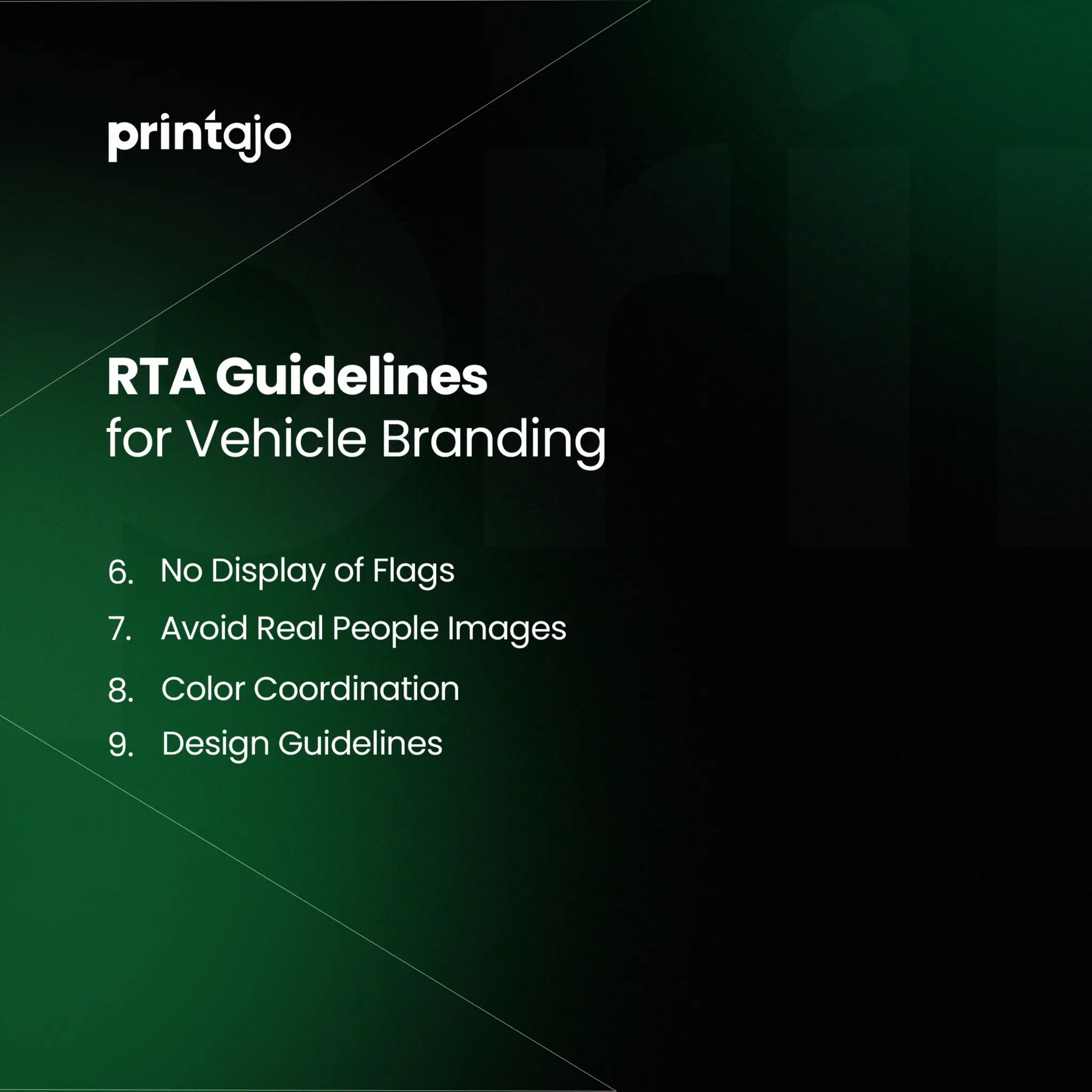 RTA Guidelines for Vehicle Branding in Dubai | PDF
