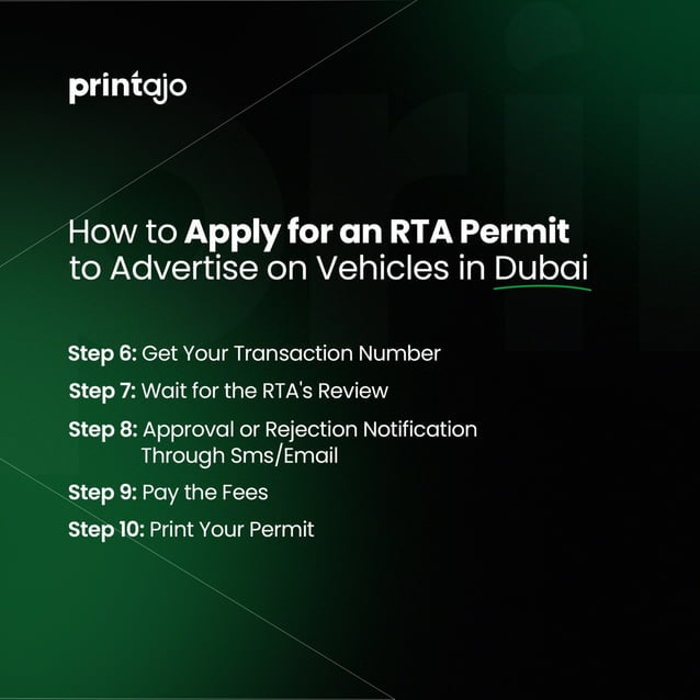 RTA Guidelines for Vehicle Branding in Dubai | PDF