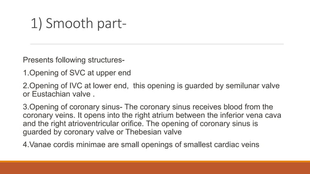 Right atrium of heart | PPTX