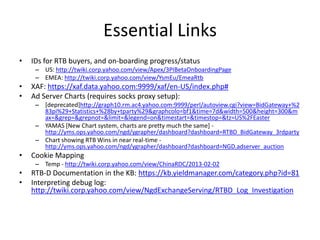 RTB-D support training | PPTX