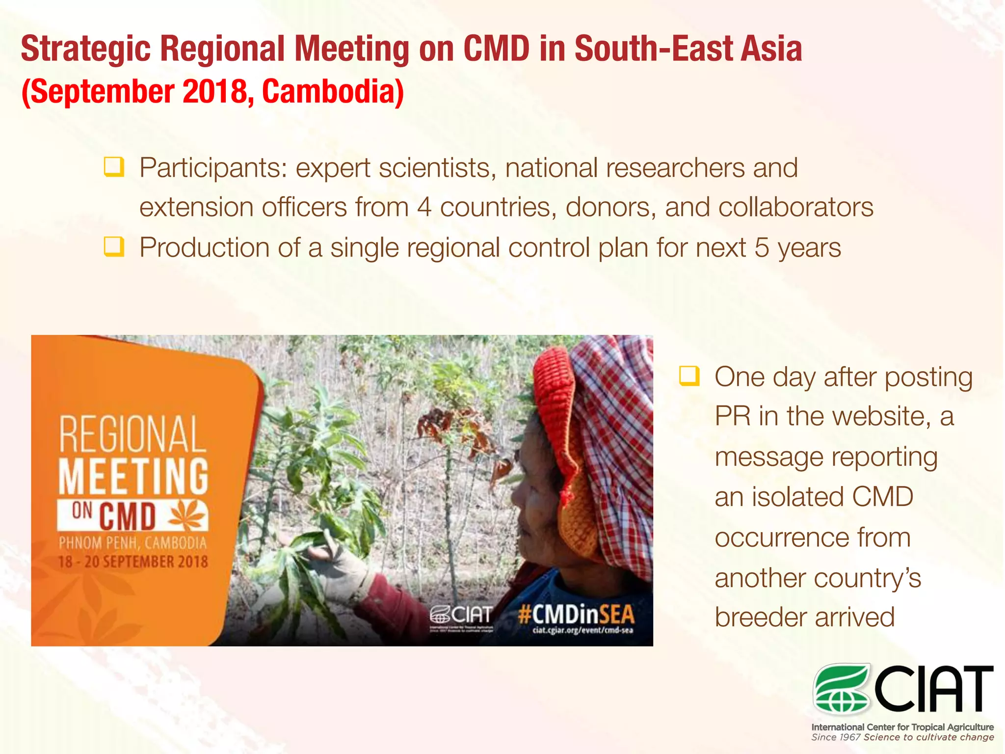 Resilient crops - Flagship Project 3 overview, ISTRC 2018 | PPT