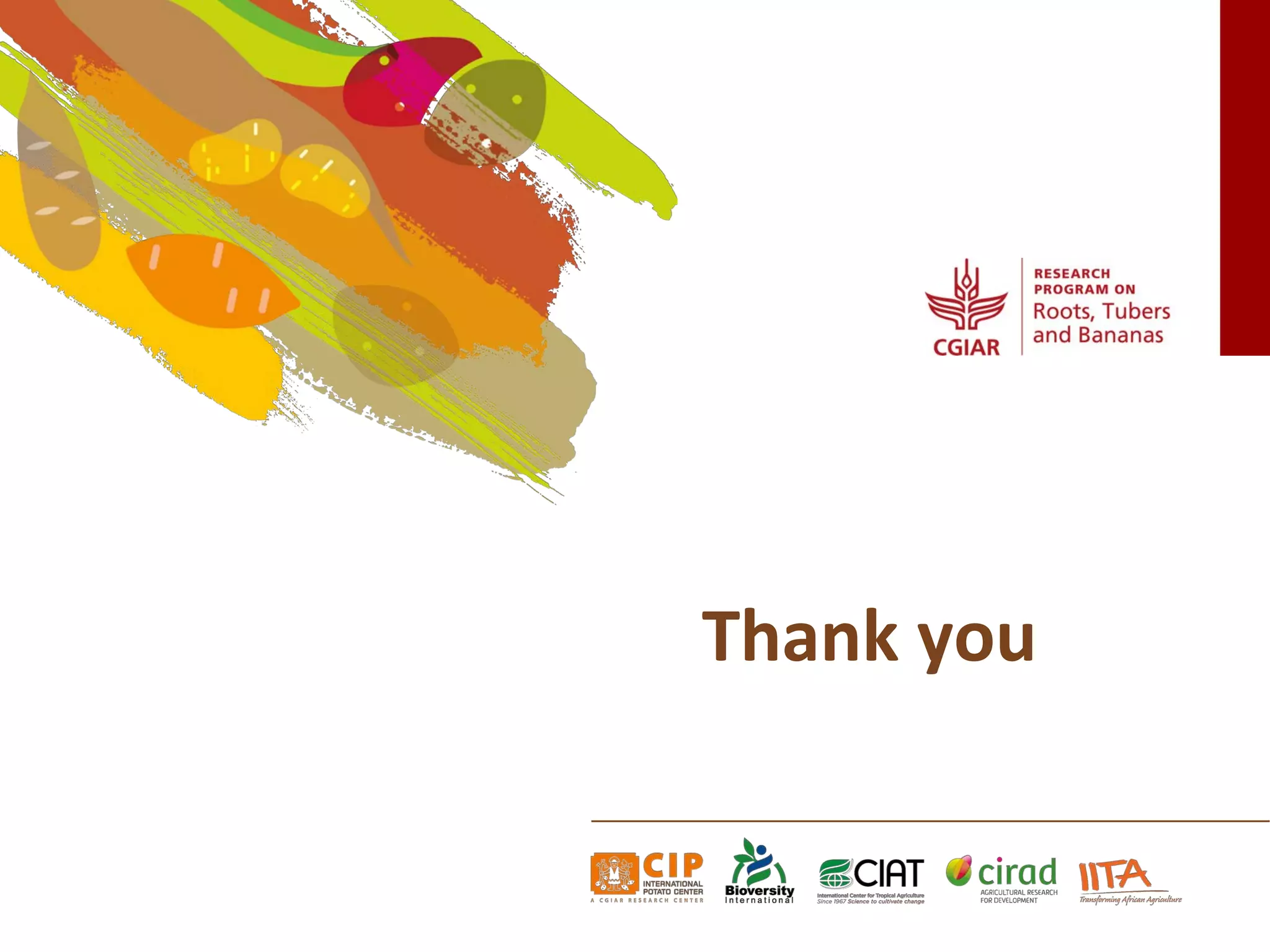 Resilient crops - Flagship Project 3 overview, ISTRC 2018 | PPT