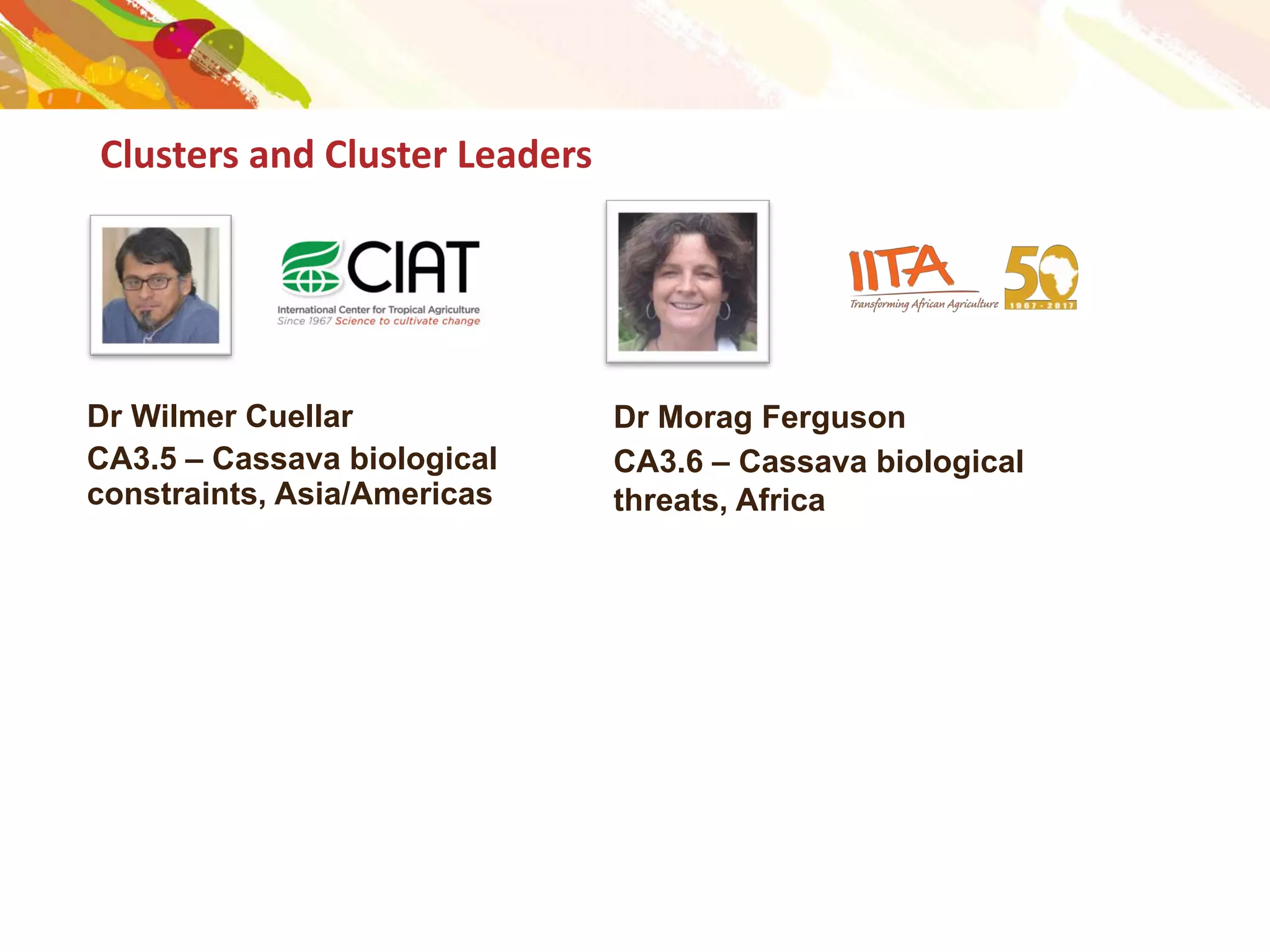 Resilient crops - Flagship Project 3 overview, ISTRC 2018 | PPT