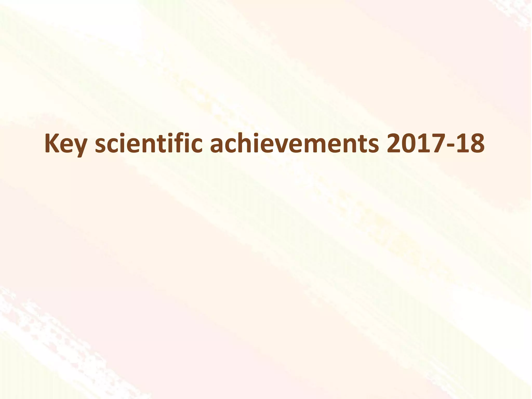 Resilient crops - Flagship Project 3 overview, ISTRC 2018 | PPT