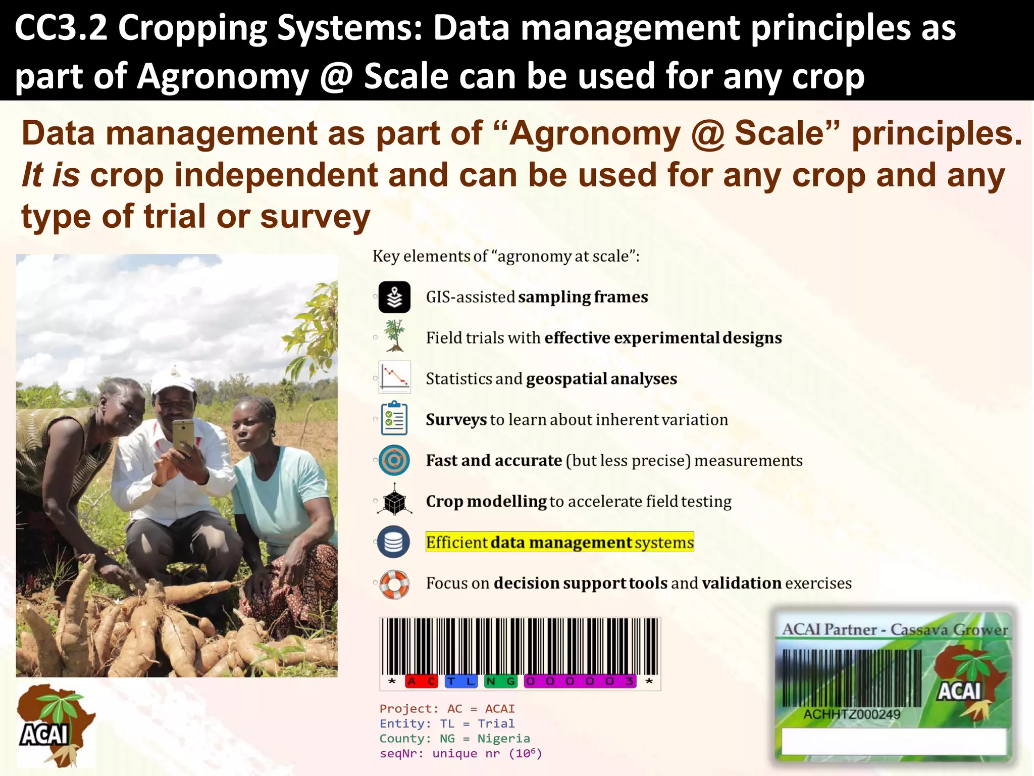 Resilient crops - Flagship Project 3 overview, ISTRC 2018 | PPT