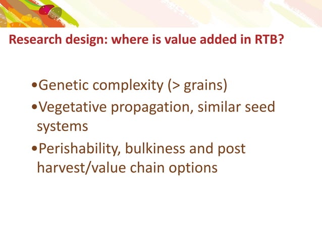 RTB Program Overview 2018 - ISTRC | PPT