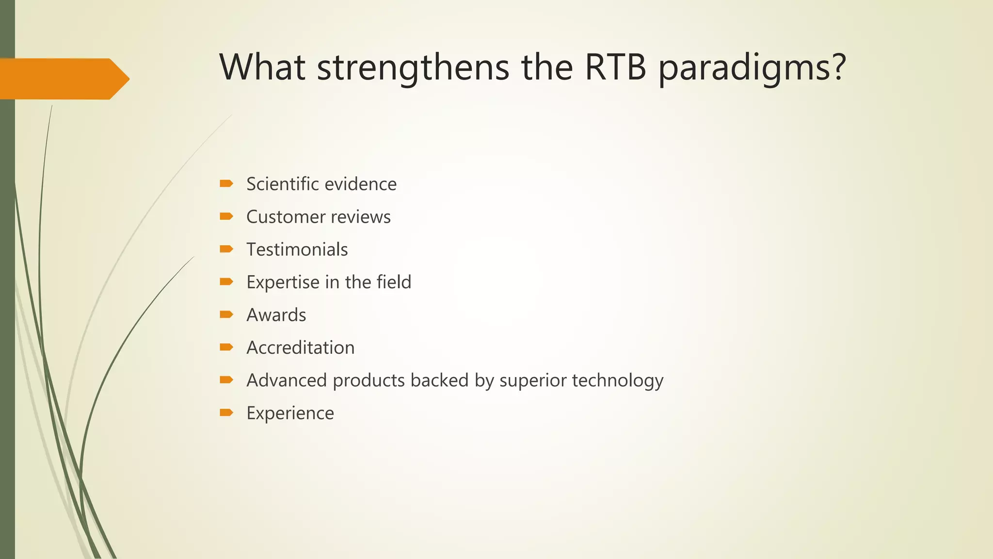 RTBs in marketing | PPT