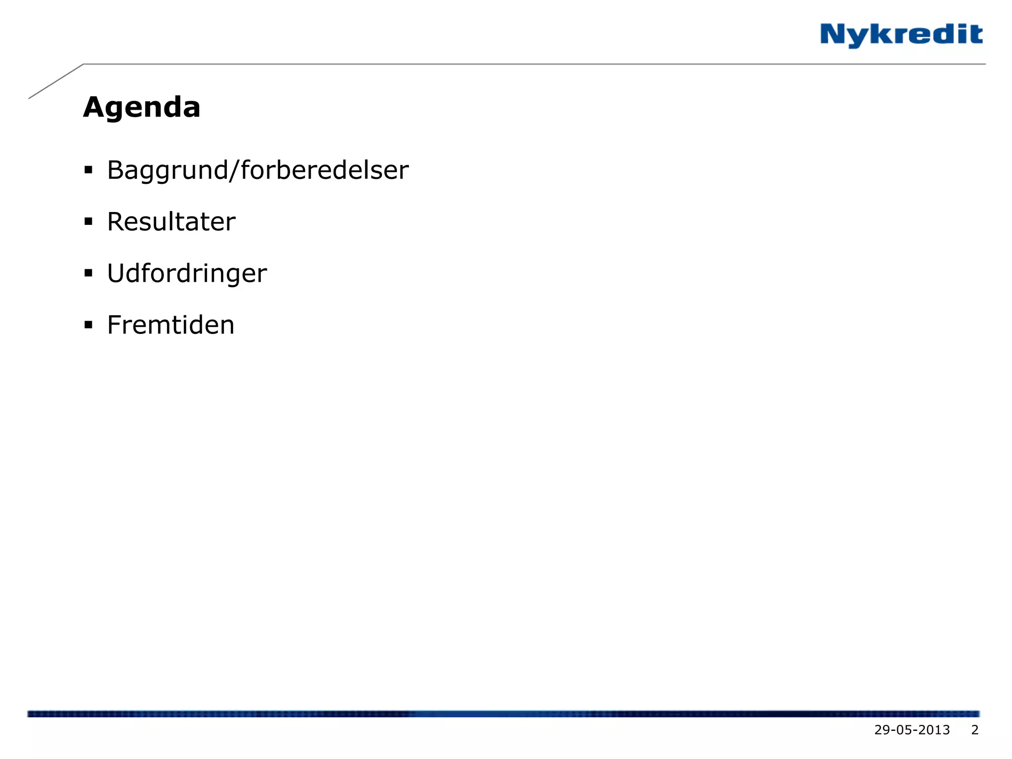Rtb update 1: Thomas Christoffersen, Nykredit | PPTX
