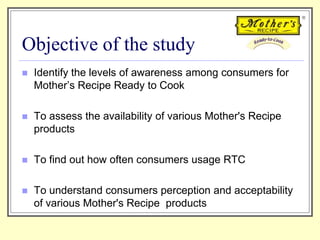 Ready to Cook "Mother's recipe" | PPTX